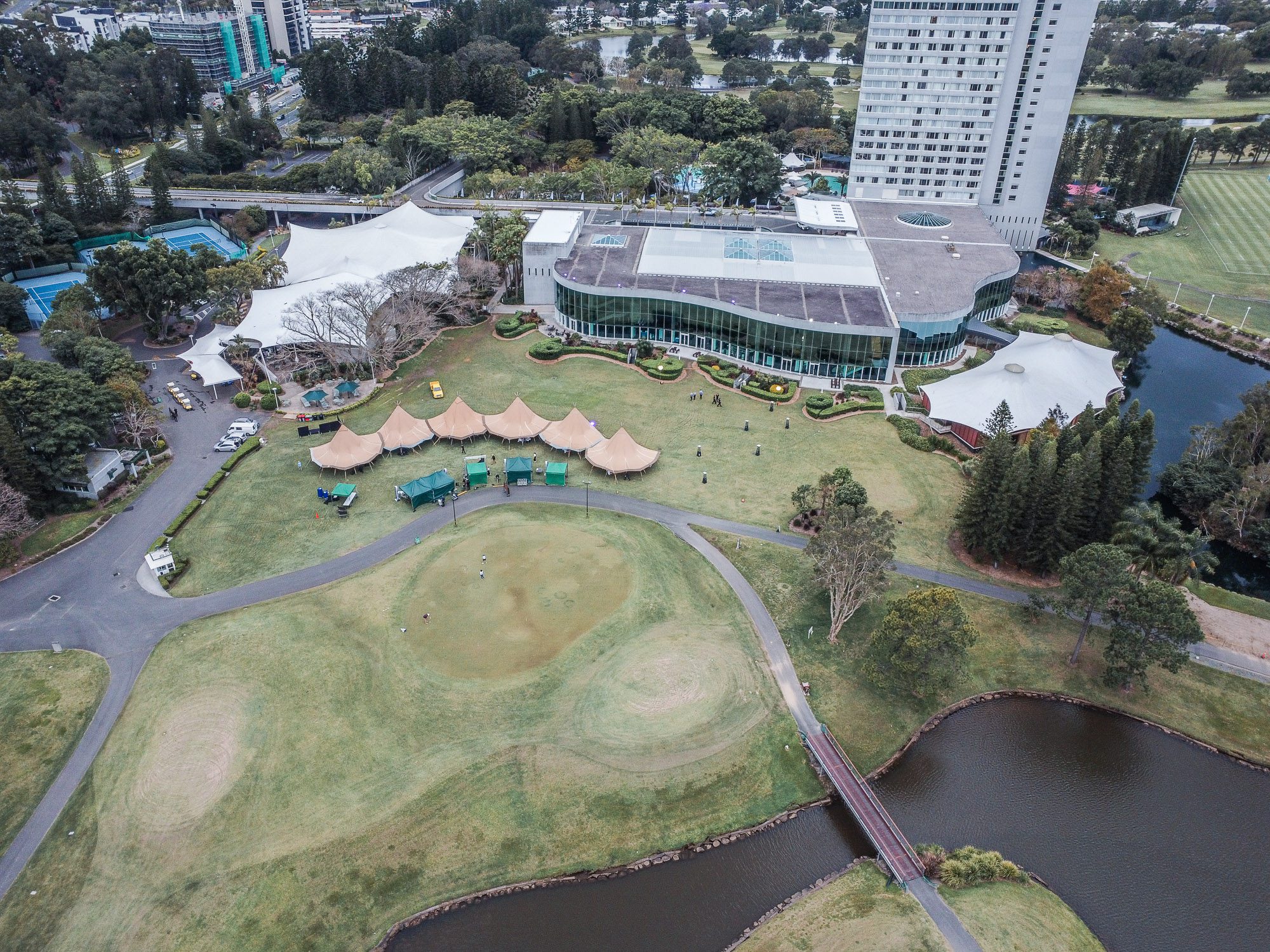 Corporate Event RACV Royal Pines - Gold Coast Tipi Hire