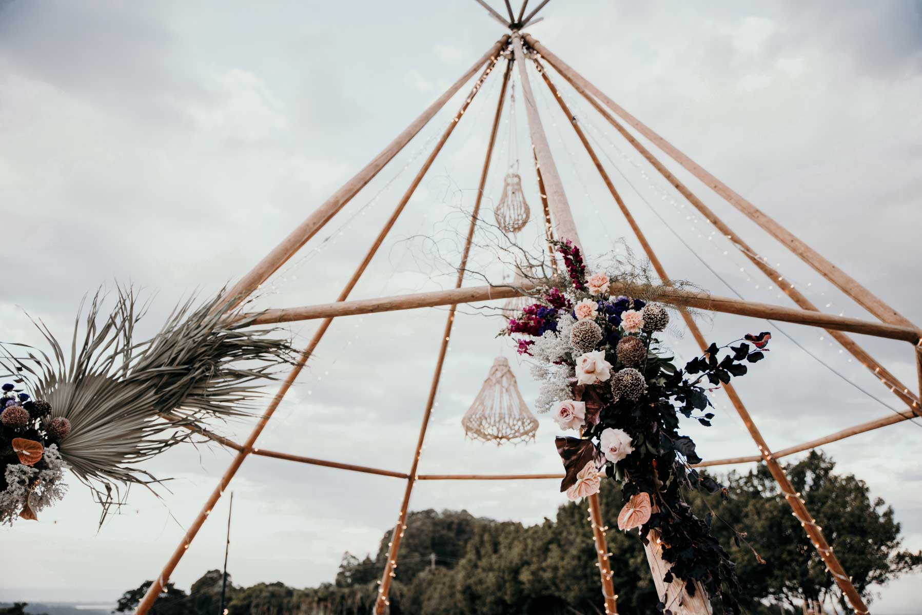 Hanging Installation inspiration - Gold Coast Tipi Hire